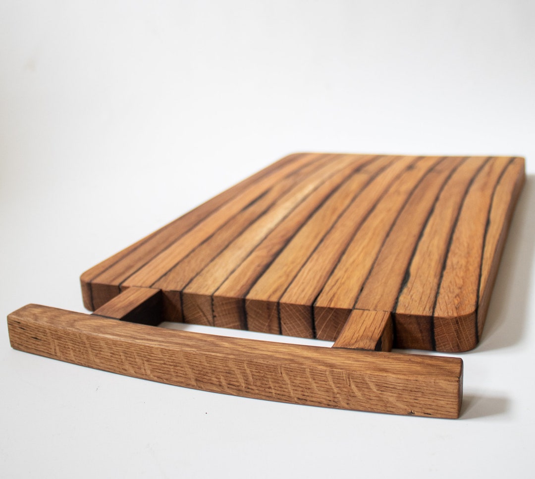 Hand Crafted, Oak, Reclaimed Whisky Cask Stave Charcuterie Board ...