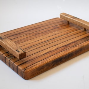 Hand Crafted, Oak, Reclaimed Whisky Cask Stave Charcuterie Board ...