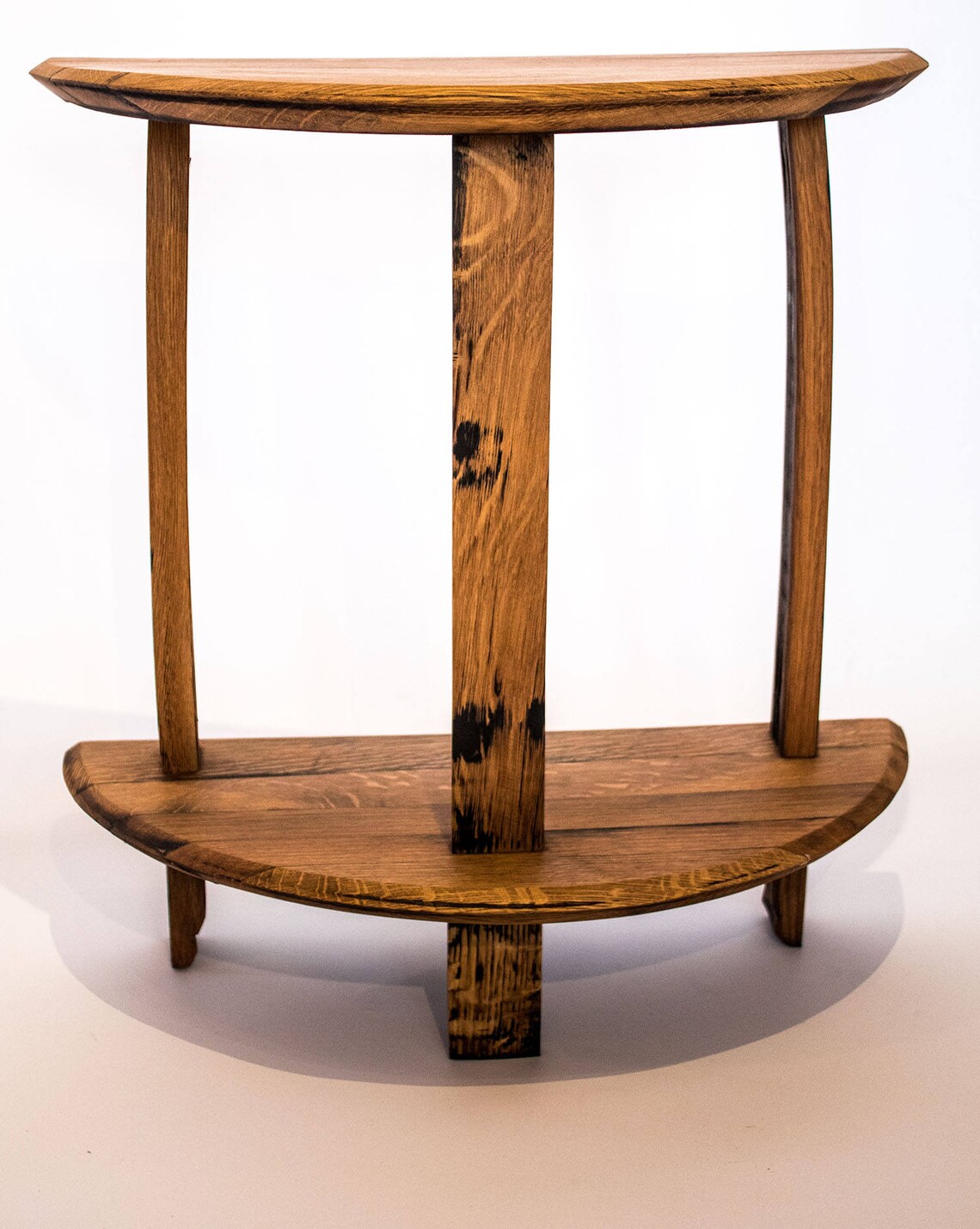 Hand Crafted Oak Scotch Whisky Barrel Half Round Side Table - Etsy UK