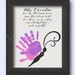 DIY Birthday Gift From Kids for Grandma - Butterfly Handprint - INSTANT ...