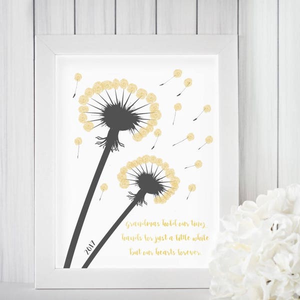 Dandelion Fingerprint Svg - Etsy