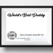 World's Best Daddy Award - DIY Keepsake From Kids - Father's Day Gift ...