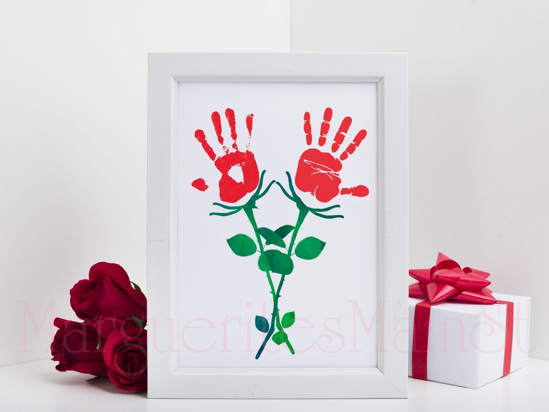 DIY Flowers Gift From Kids INSTANT Download Rose Stem - Etsy