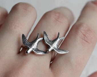 Love Birds Ring | Etsy UK