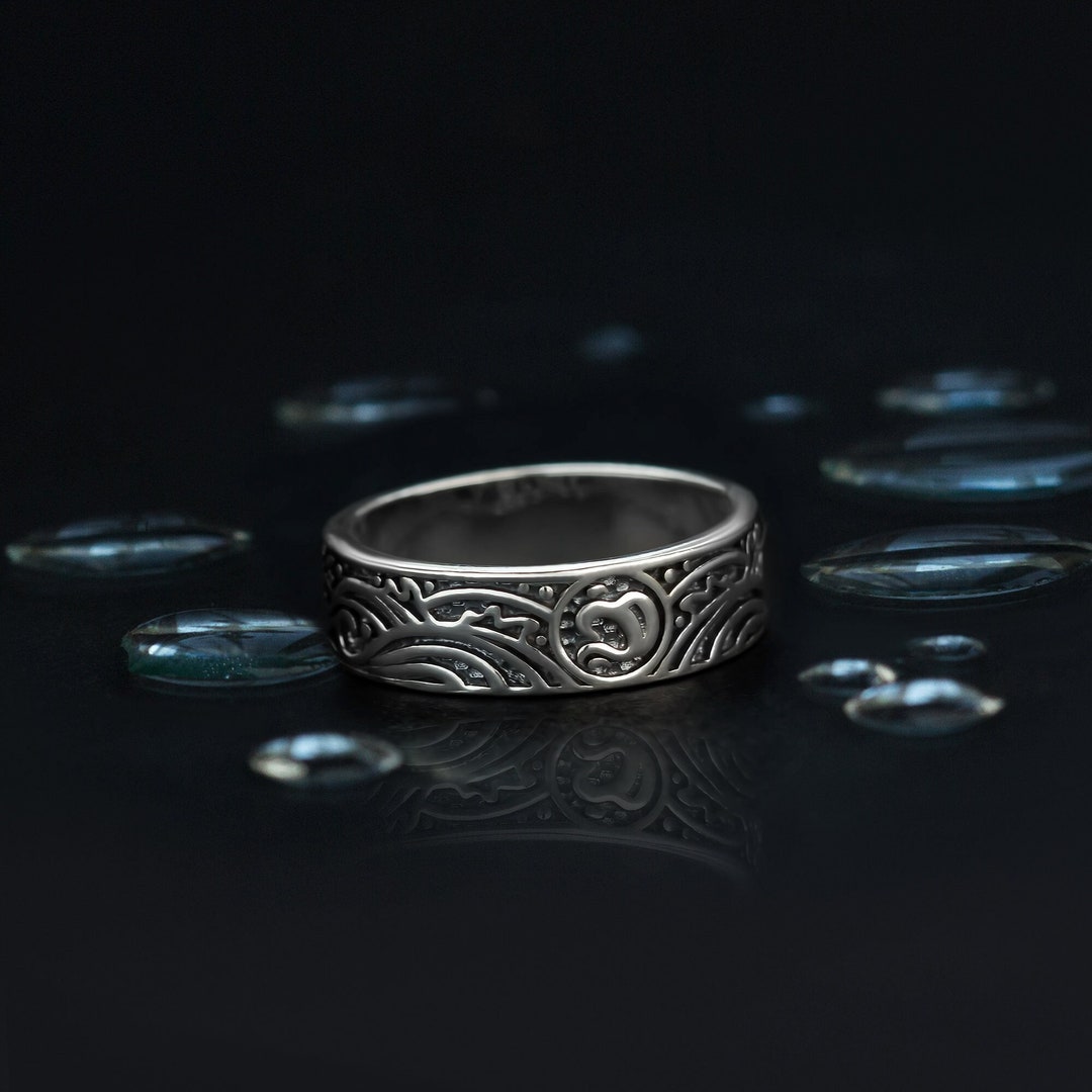 Four Elements Water Ring, Sterling Silver, Oringo Celtic Jewelry, Made ...