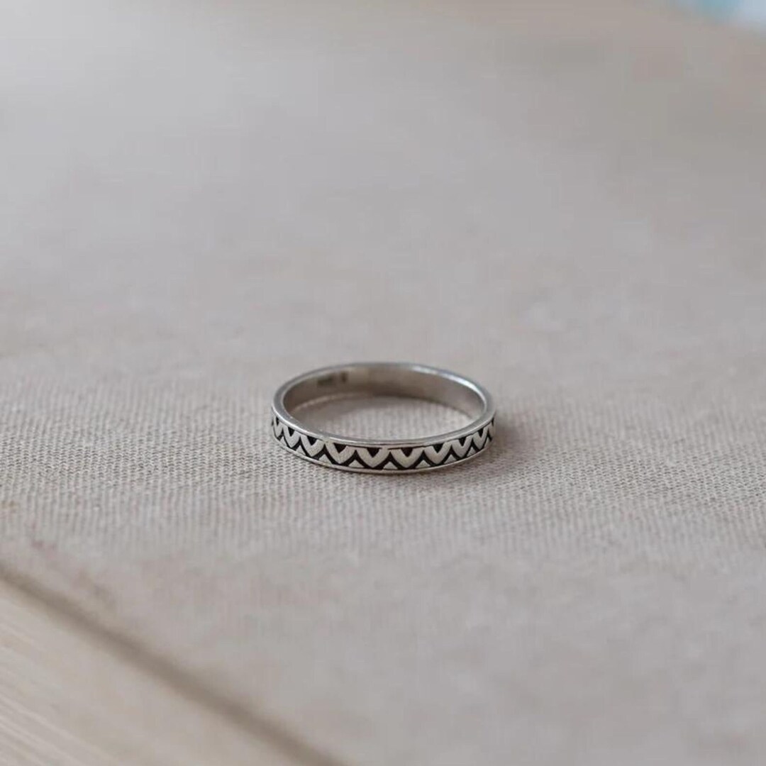 Simple Stacking Ring Sterling Silver Oringo Jewelry Made in - Etsy