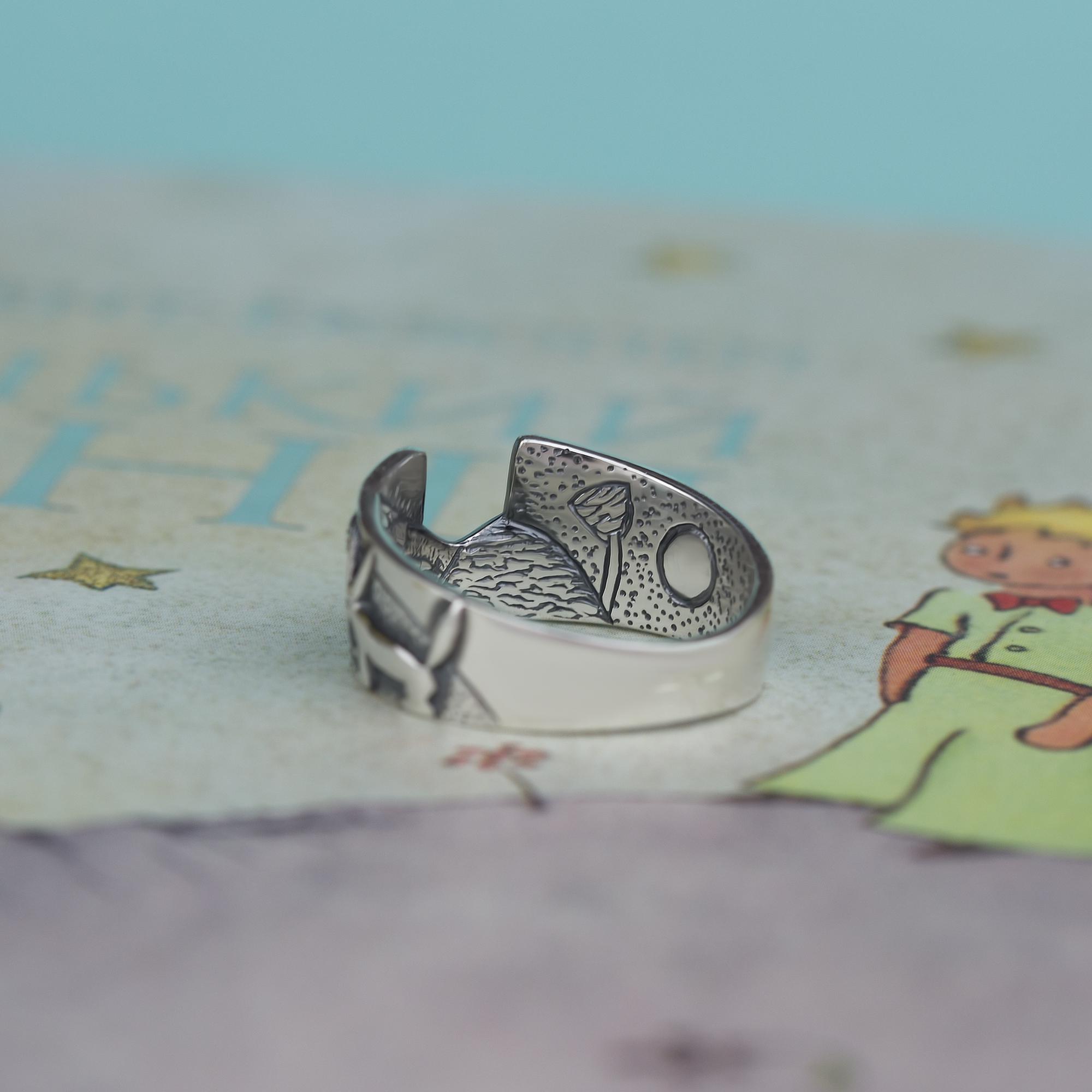 The Fox and the Little Prince Ring, Sterling Silver, Oringo Fantasy ...