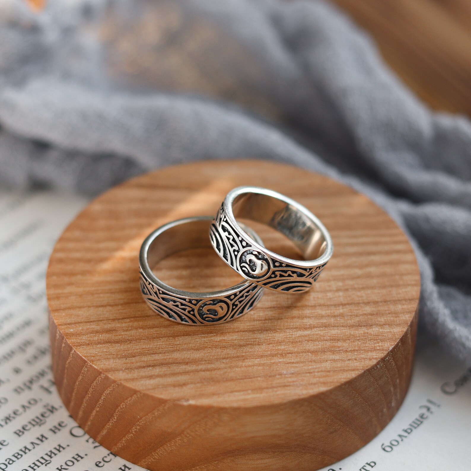 Four Elements Water Ring Sterling Silver Oringo Celtic - Etsy