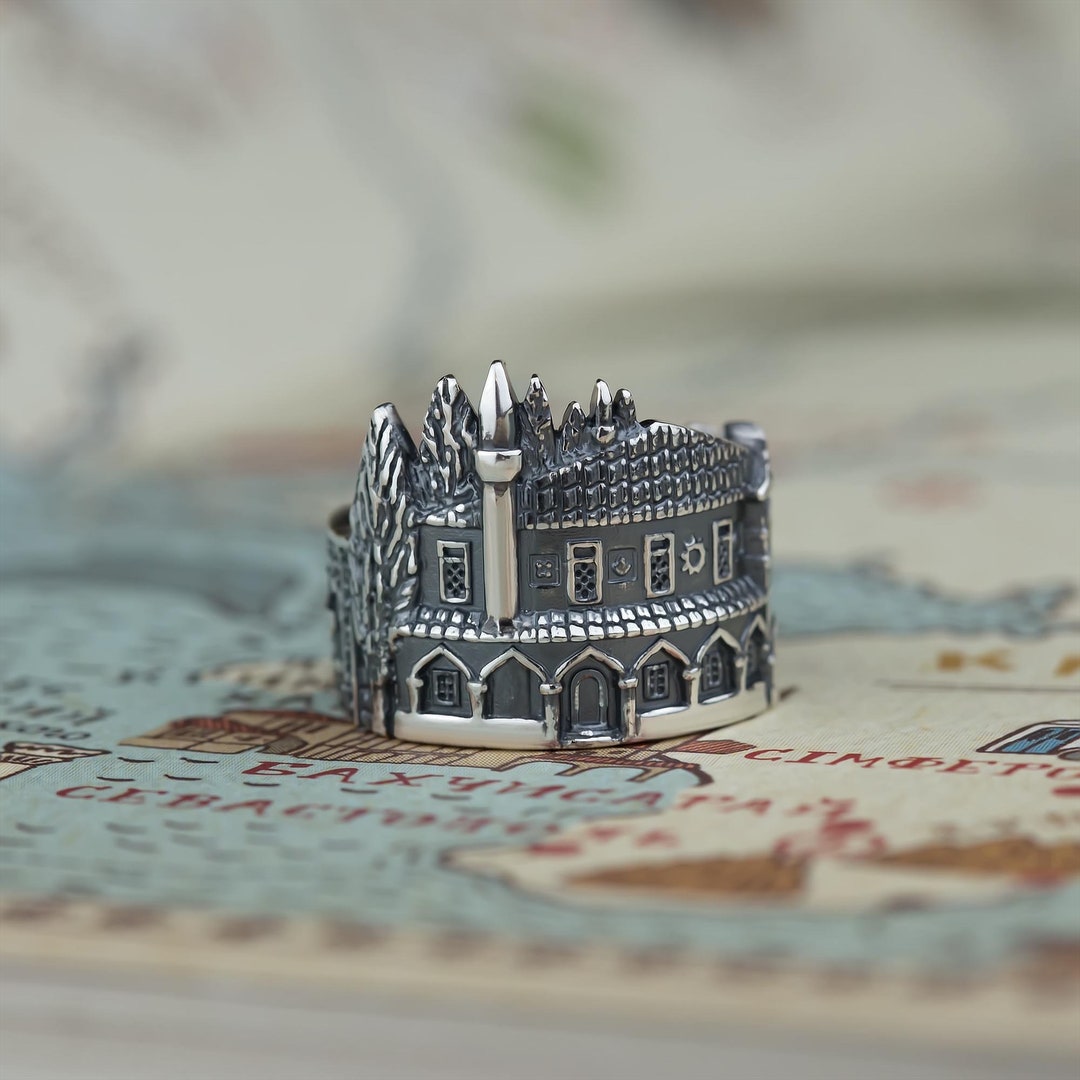 Bakhchisarai Silver Ring, Sterling Silver, Oringo Ukrainian Cities ...