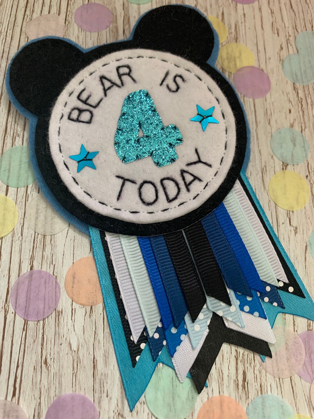 Disney Themed Personalised Birthday Badge Rosette, Birthday Badge ...