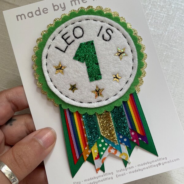 First Birthday Badge - Etsy UK