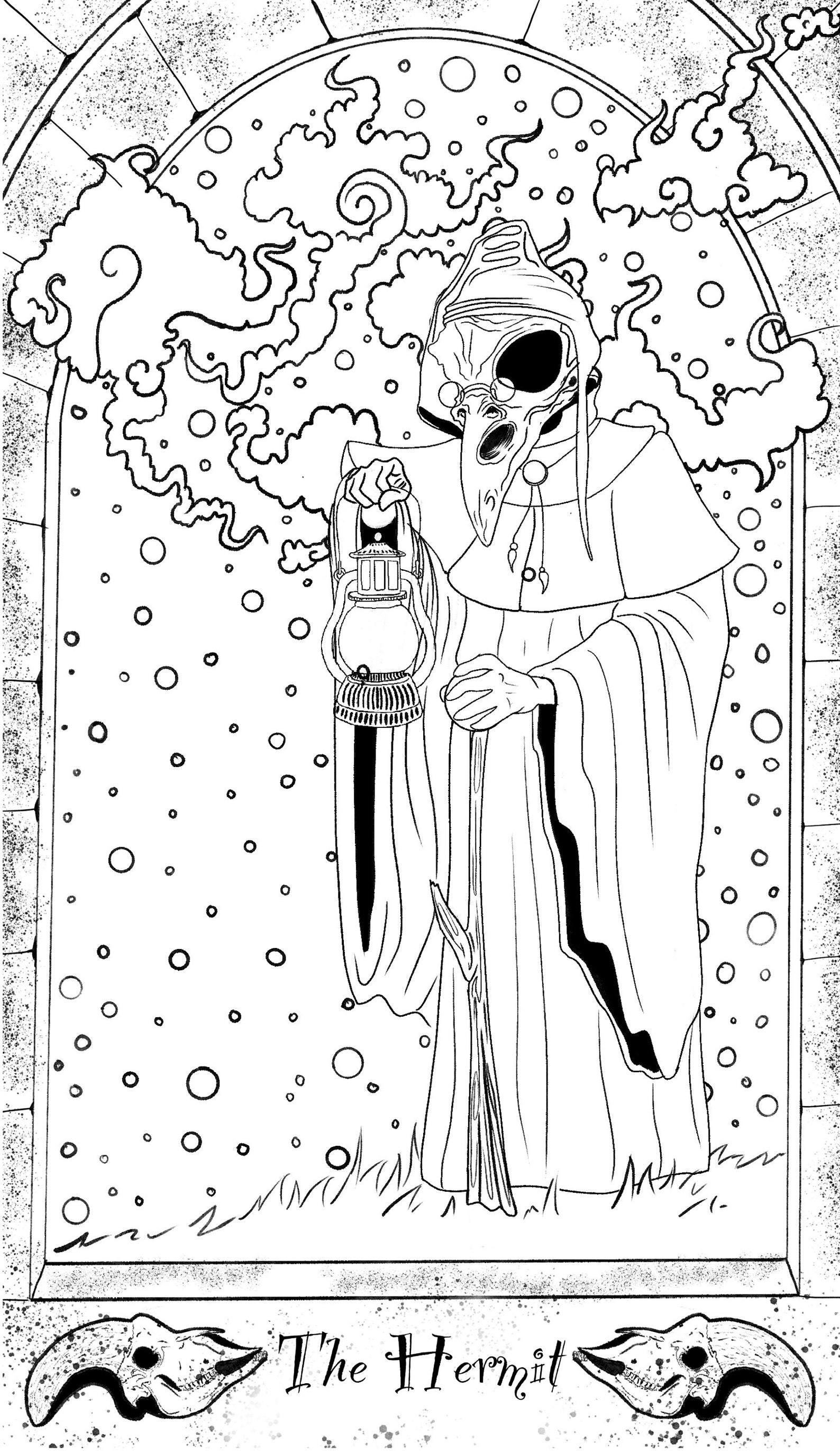 Tarot Cards For Coloring Coloring Pages