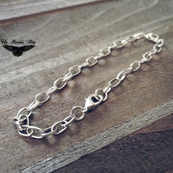 Blank Charm Bracelet - Etsy