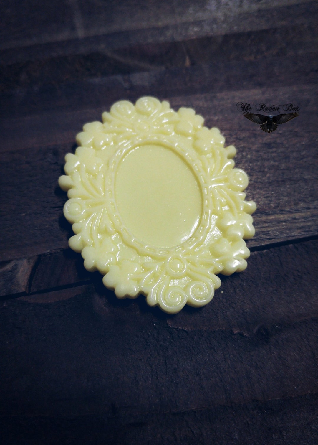 Resin Cabochon Setting Ivory Oval Setting Flat Back Frame 25x18 49mm - Etsy