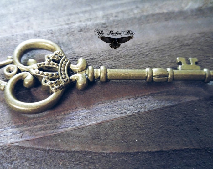 Very Large Vintage French Chateau Key Brass 1800's Historic Antique Key ...