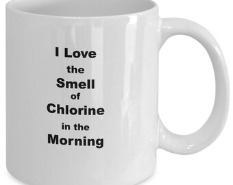 Funny Swimming Coffee Mug I Put the Pee in Pools Swim - Etsy