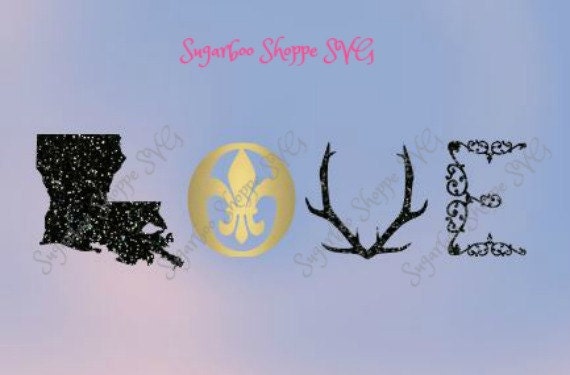 Louisiana SVG/ New Orleans Svg / Louisiana Love /instant Download .ZIP ...