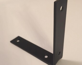 Rustic Flat Corner Brace Accents 4 Pack Industrial Aged | Etsy