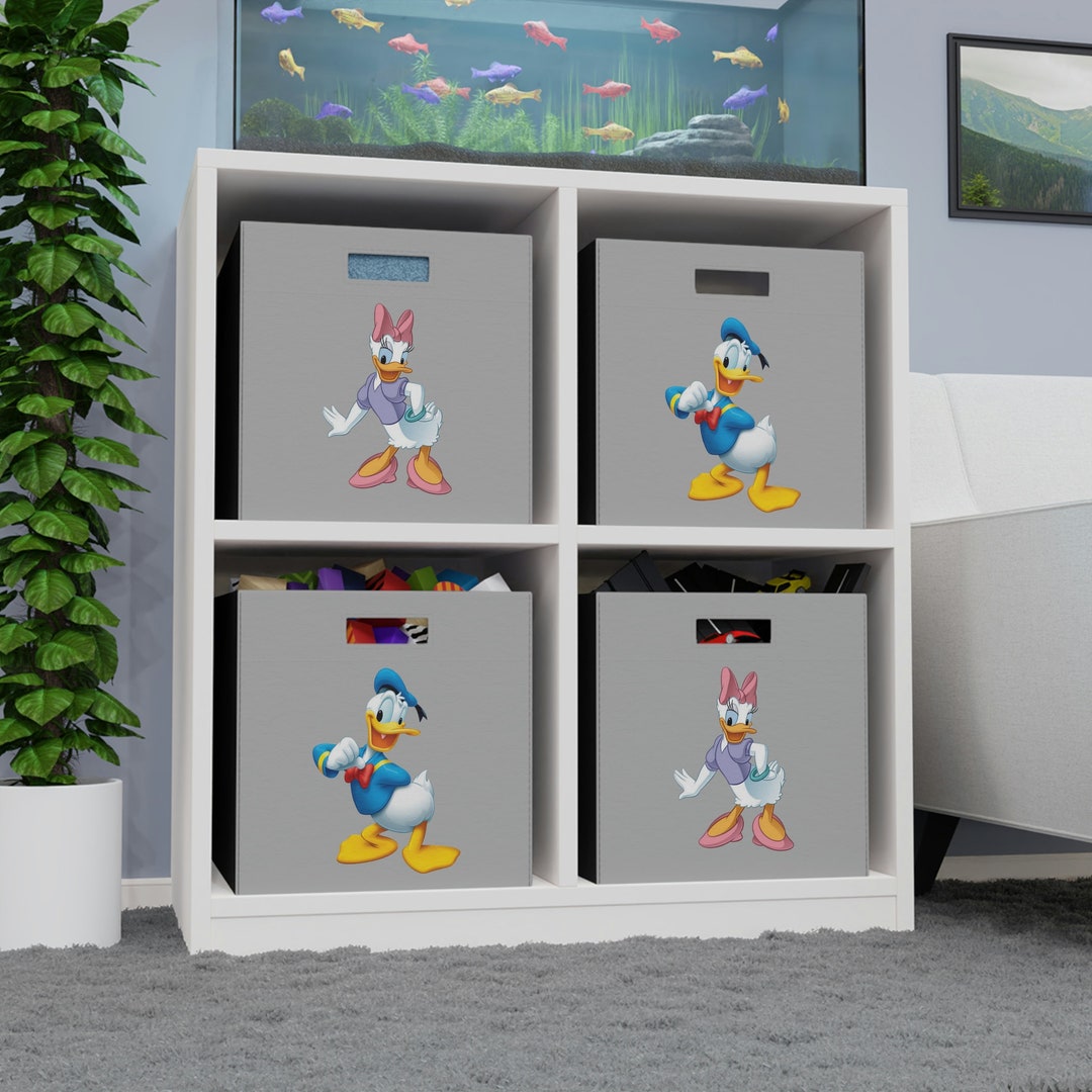 Daisy and Donald Felt Storage Box 1 Box - Etsy