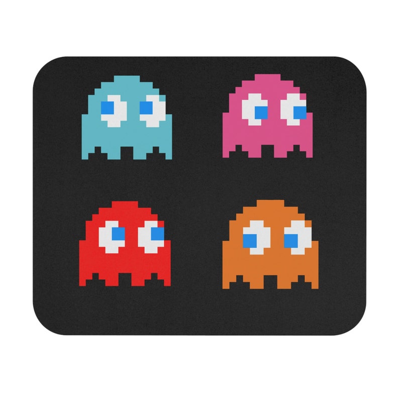 Ghost Gang Pac Man Mouse Pad rectangle - Etsy
