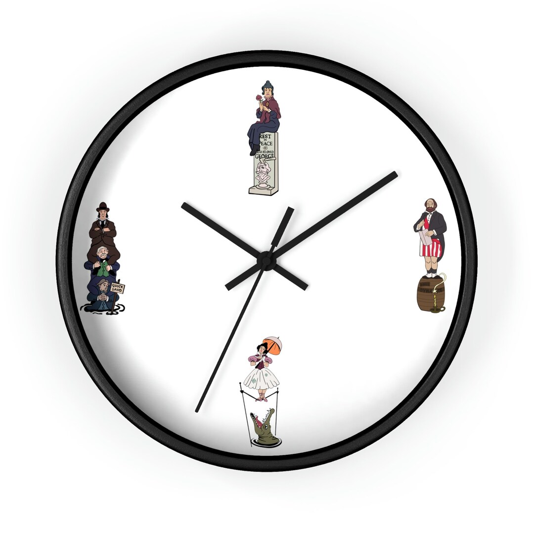 Stretch Room Portraits Wall Clock - Etsy