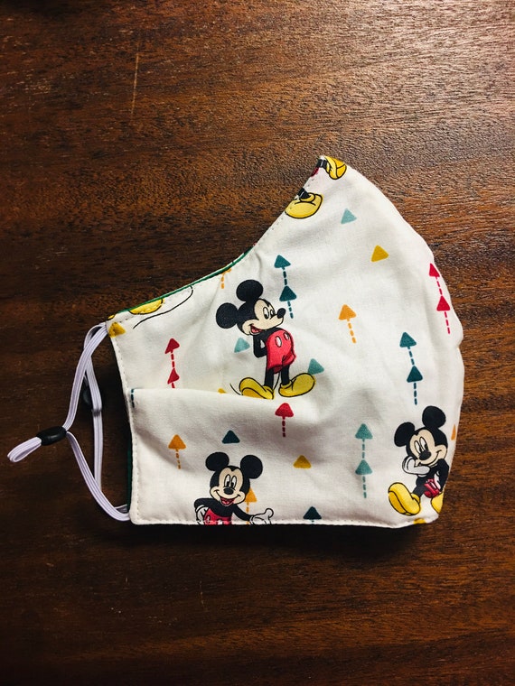 Mickey Mouse Face Mask Disney Face Mask Washable Reusable | Etsy