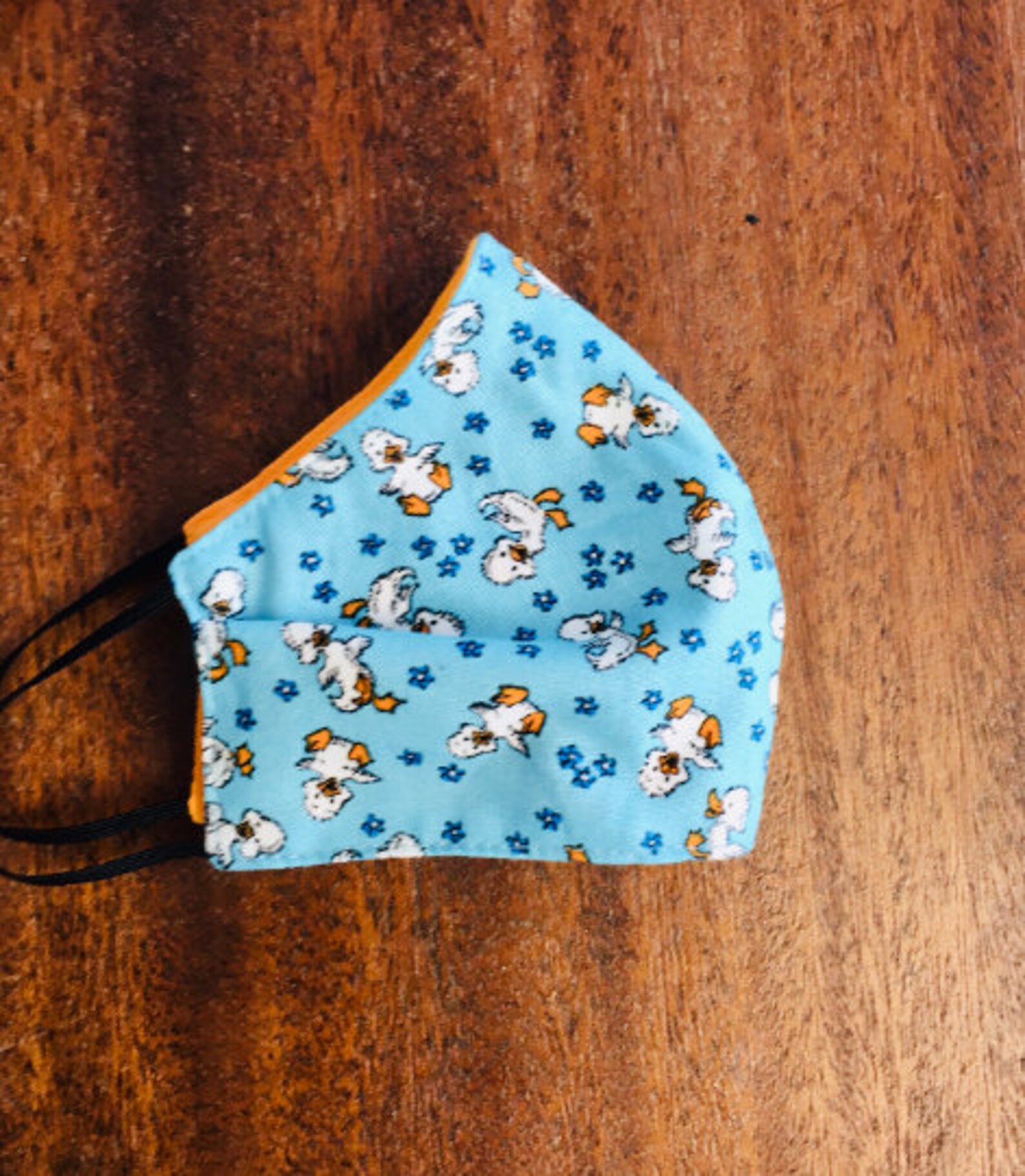 Ducky Print Kids Face Mask Duck Theme Face Mask Kids Face | Etsy