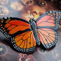 Leather Butterfly - Etsy