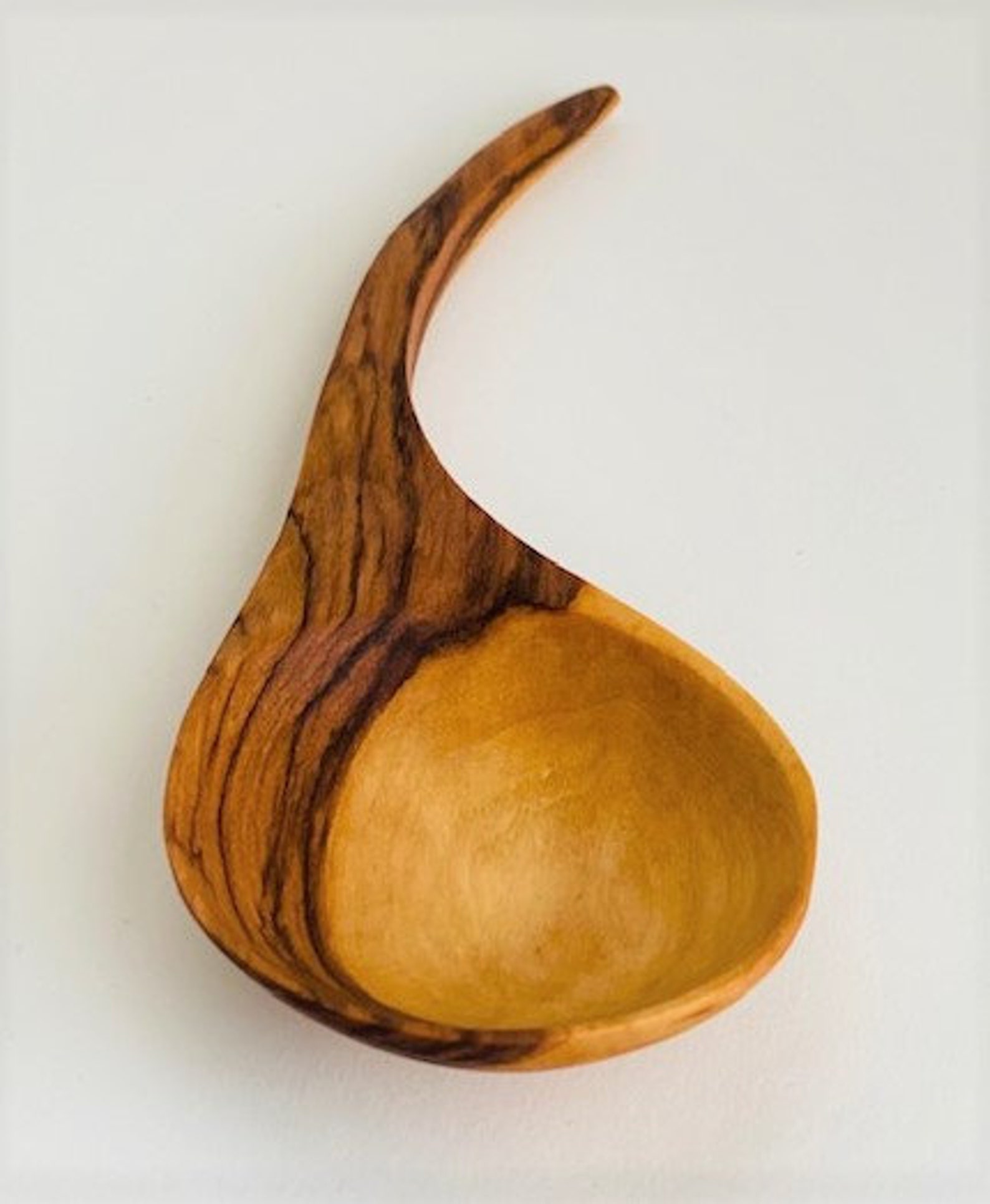 Gourd Spoon Wild Olive Wood Kenya Serving Utensil | Etsy