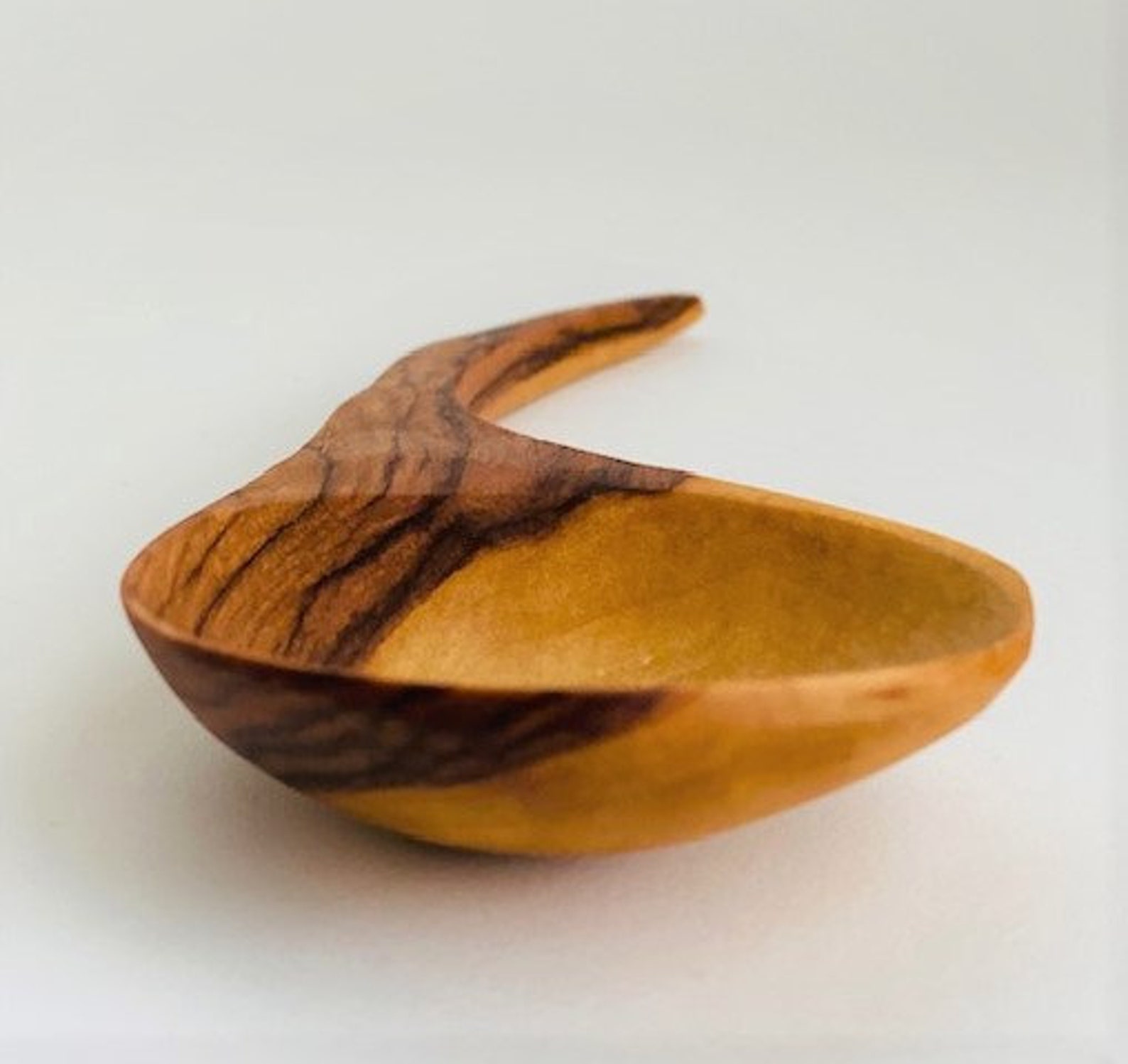 Gourd Spoon Wild Olive Wood Kenya Serving Utensil | Etsy