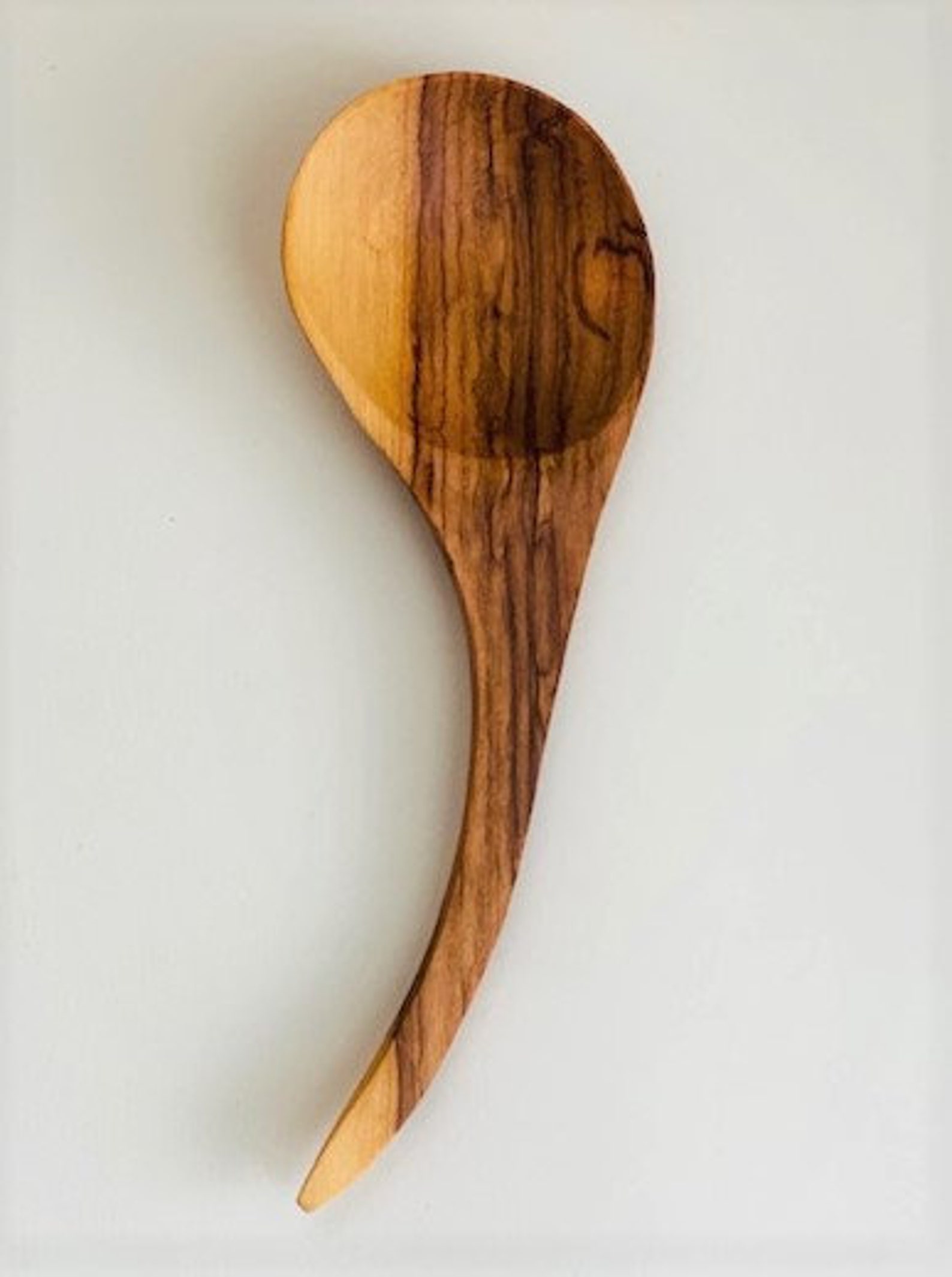 Gourd Spoon Wild Olive Wood Kenya Serving Utensil | Etsy