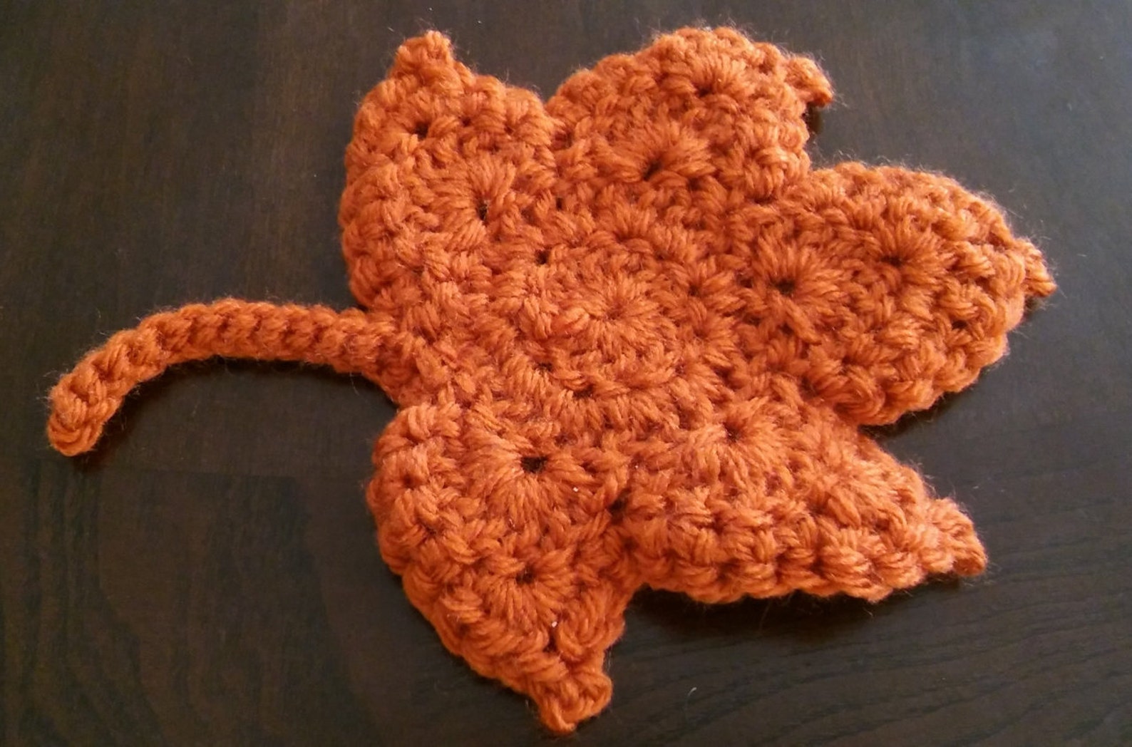 Crocheted Maple Leaf Coasters (set of 4) - Etsy