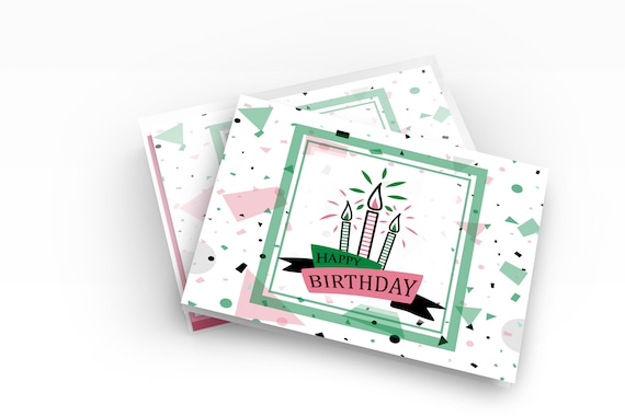 Sorority Greeting Cards Happy Birthday Alpha Kappa Alpha - Etsy