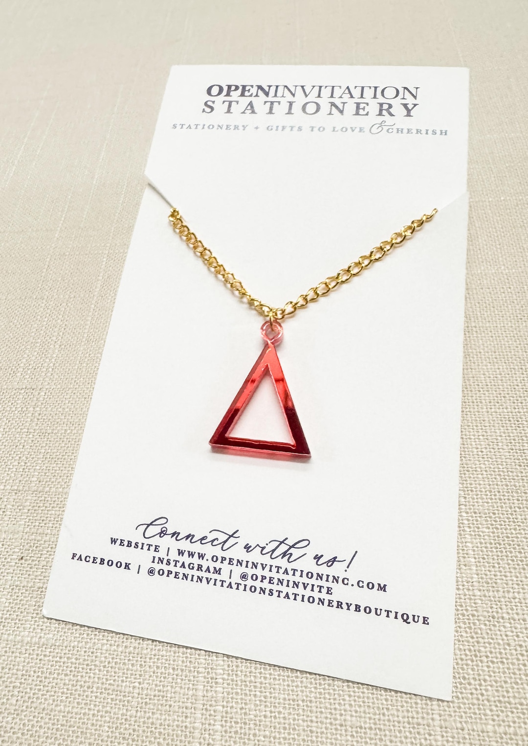Pyramid + Necklace | DST | Delta Sigma Theta - Etsy
