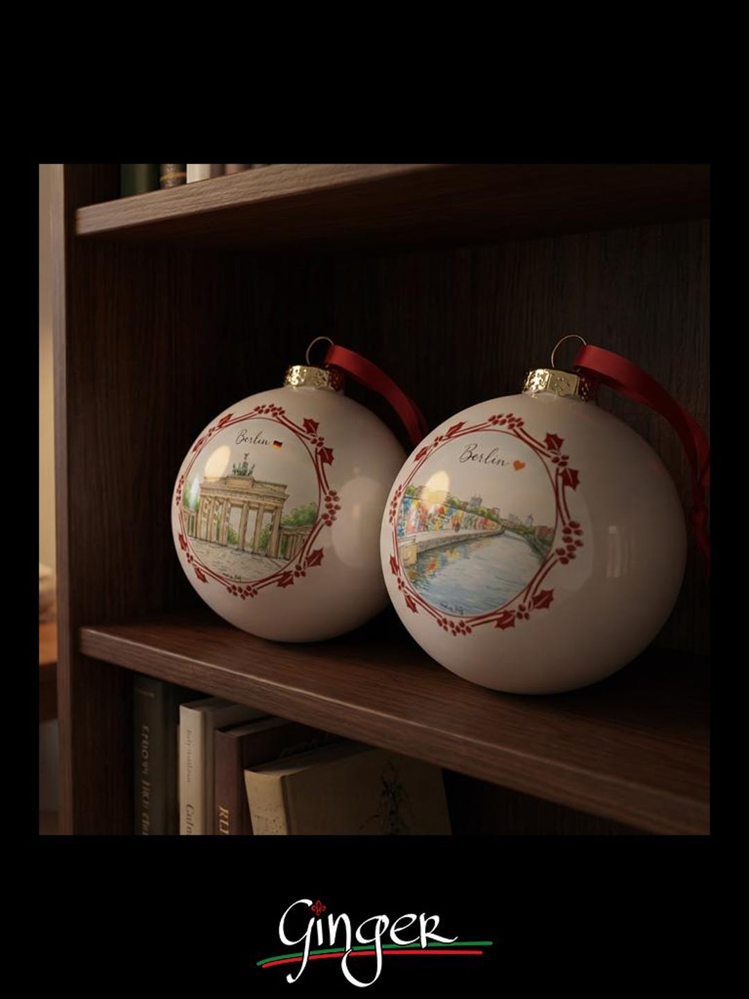 Ceramic Christmas Ball - Cities of the World: Berlin - Etsy
