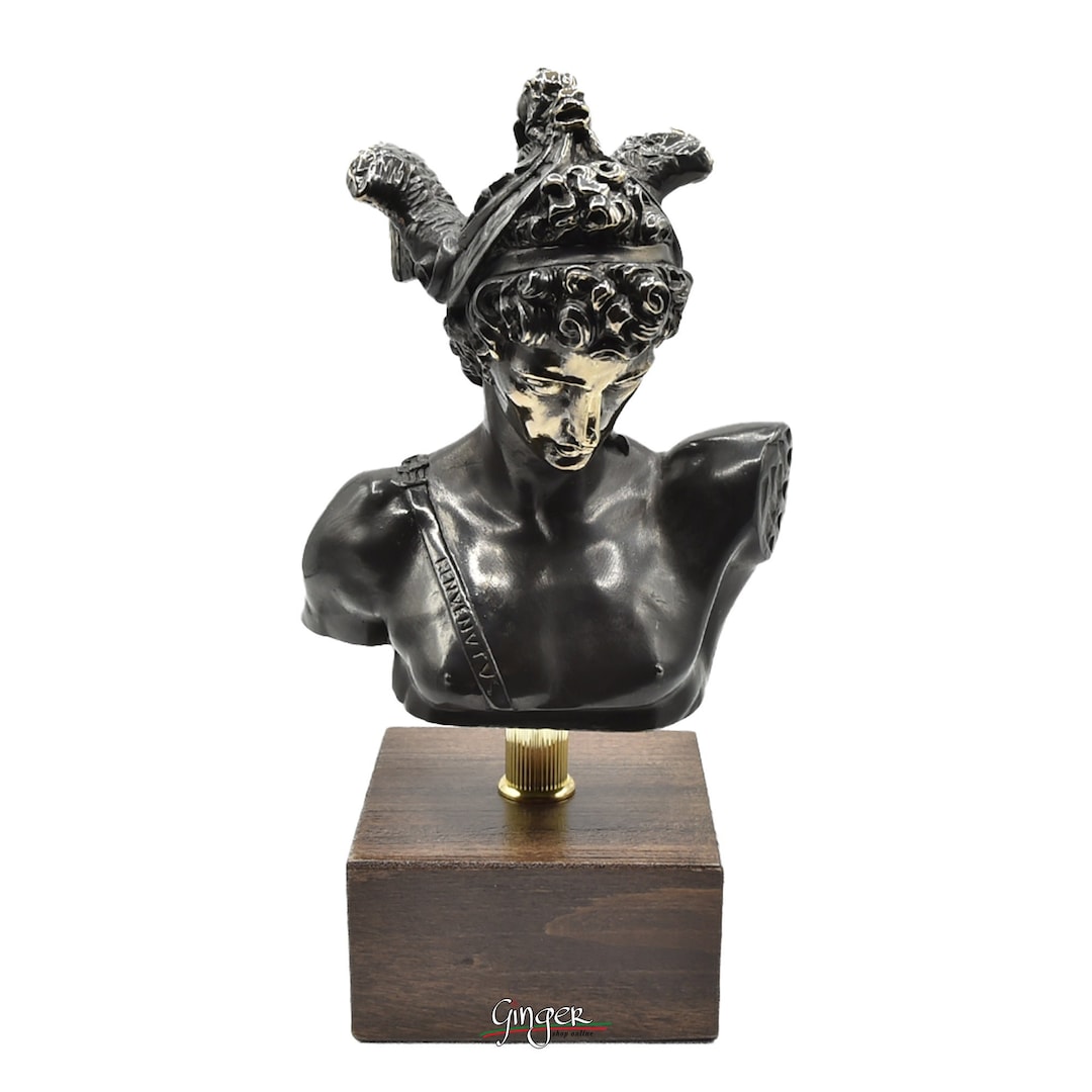 Perseo by Benvenuto Cellini Bust With Bronze Leaf UNIQUE - Etsy