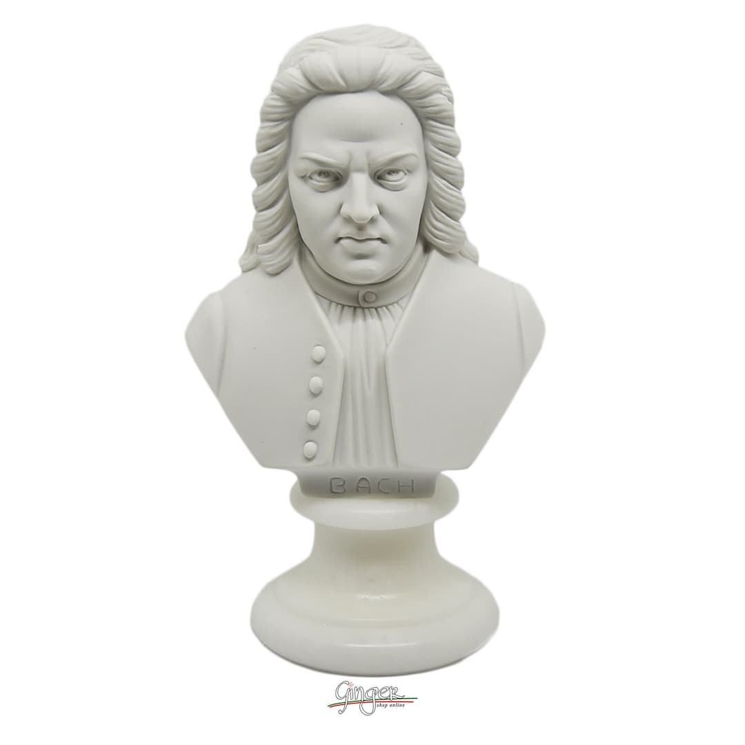 Musicians - Bach Bust With Alabaster Base - Etsy