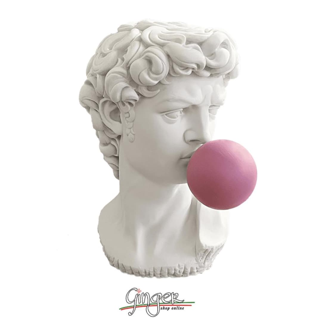 Michelangelo's David Bust 29cm With Bubble - Etsy