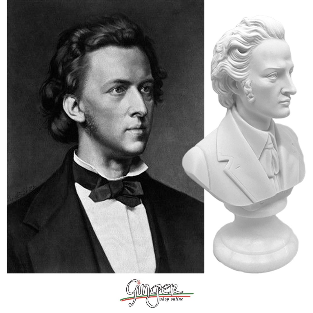 Musicians - Bust of Chopin With Alabaster Base - Etsy