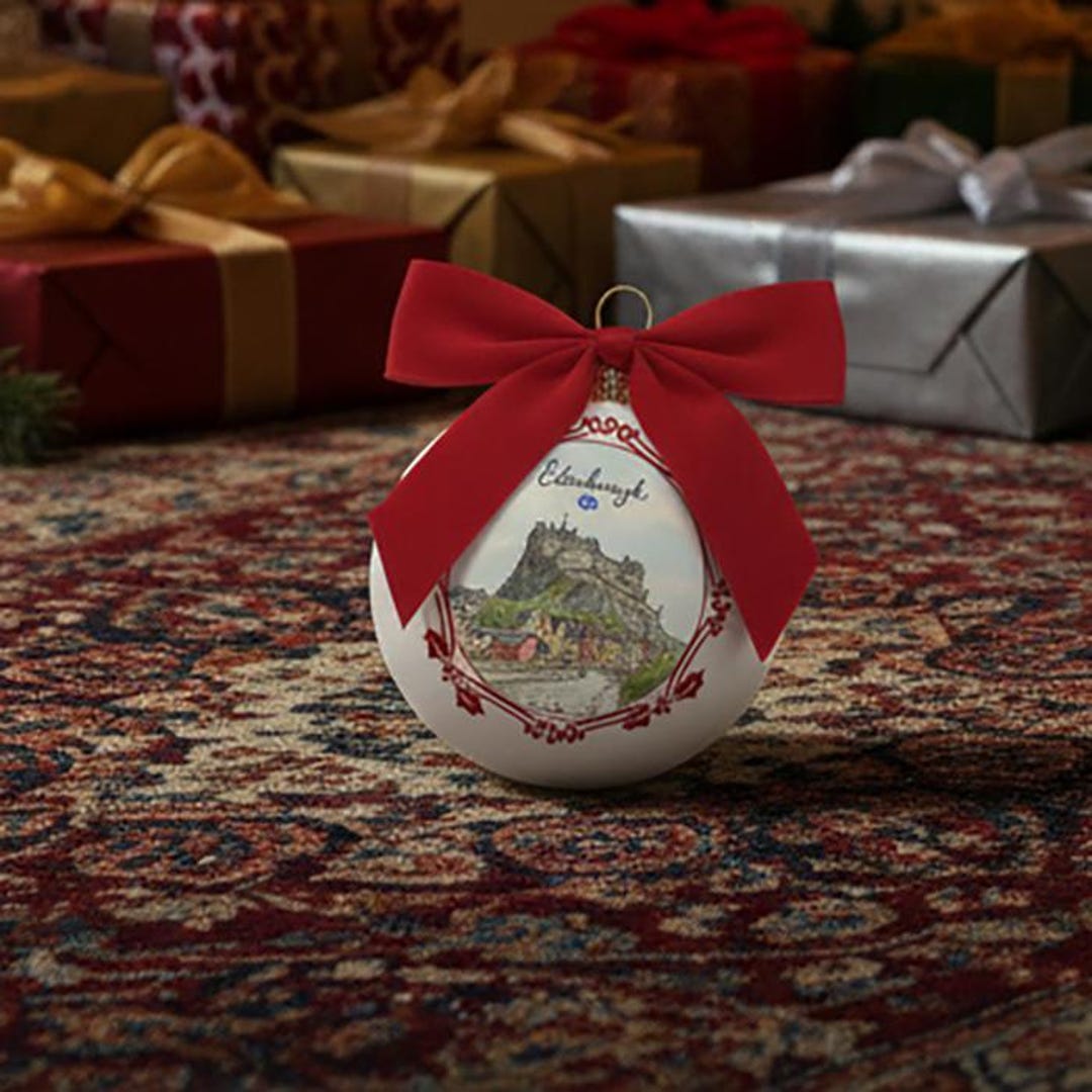 Ceramic Christmas Ball - Cities of the World: Edinburgh - Etsy