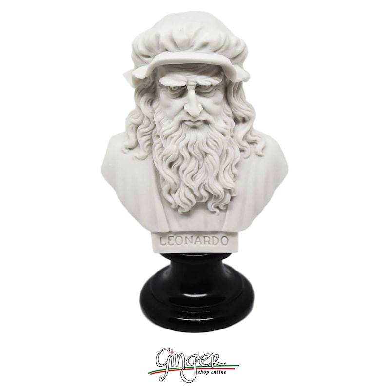 Leonardo Da Vinci - Bust of Leonardo Da Vinci - Etsy