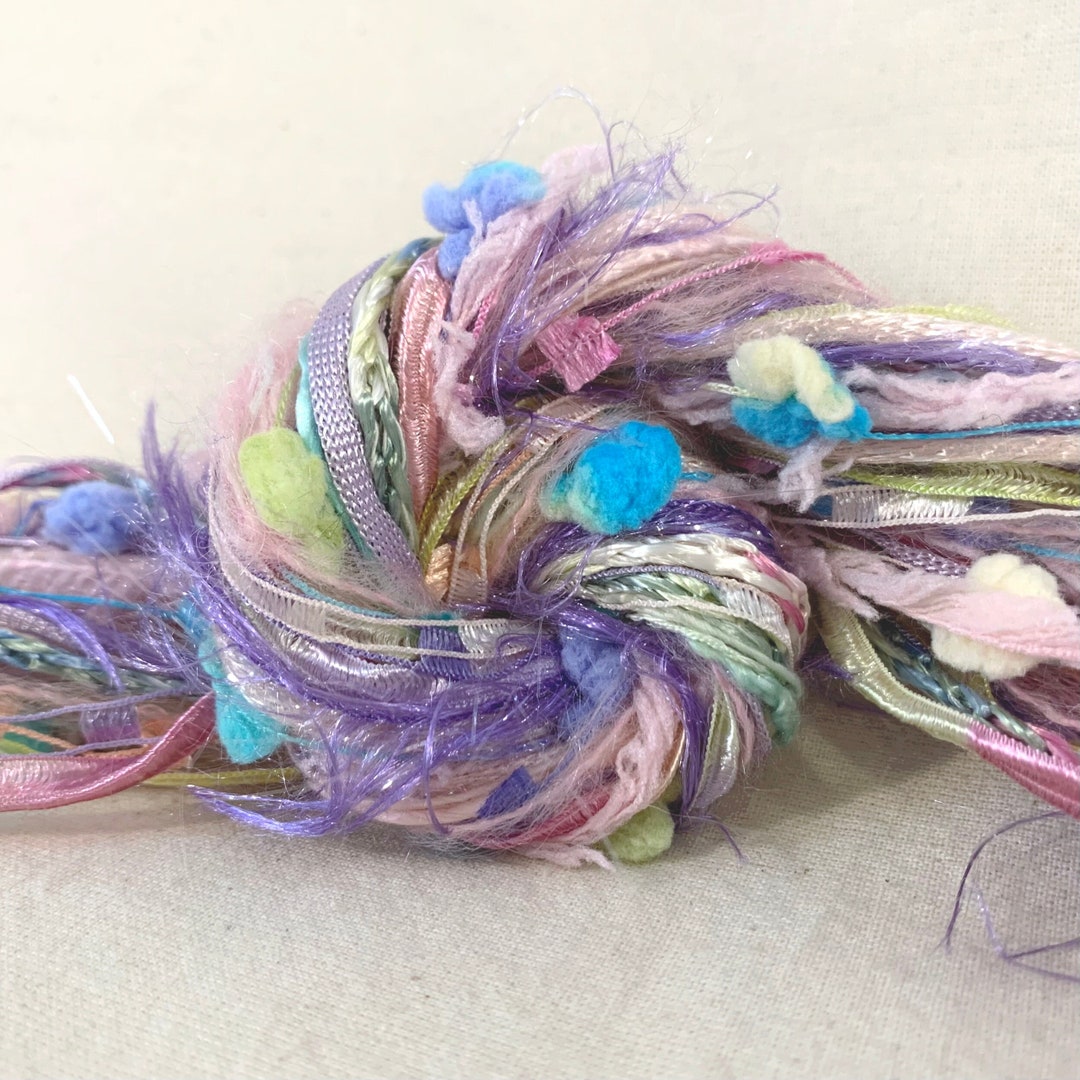 Fairy Princess 26 Yards 2yd X 13 Novelty Yarn Fiber Samples Bundle Arts ...