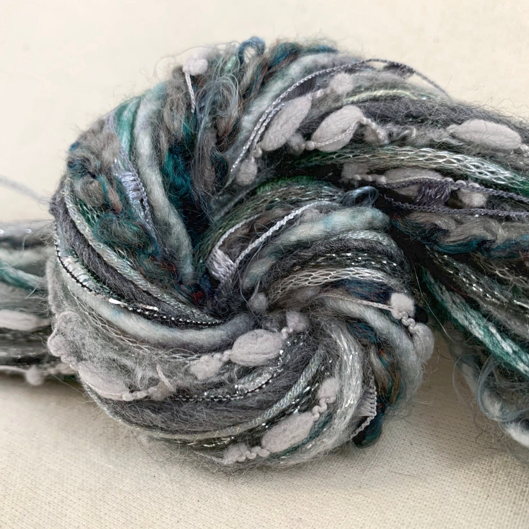 Lake Mist 2yd X 13 Novelty Yarn Fiber Samples Bundle Dreamcatchers ...