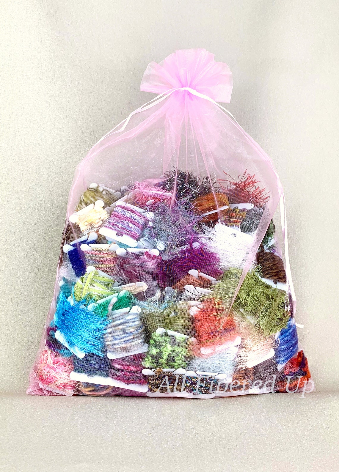 Deluxe Art & Craft Yarn Grab Bag 100 2-yard Fiber Yarn | Etsy