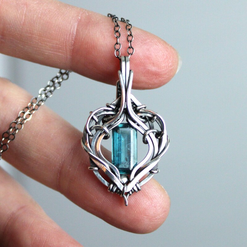 925 Ocean Kyanite Jewelry - Etsy