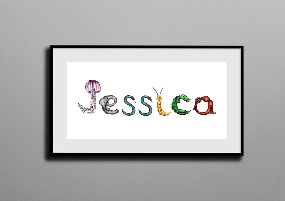 Personalised Child's Name Poster DIGITAL DOWNLOAD - Etsy Ireland