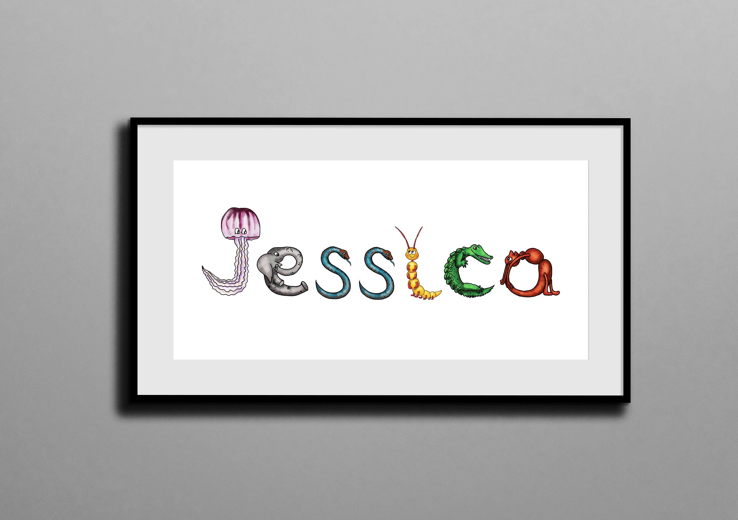 Personalised Child's Name Poster DIGITAL DOWNLOAD - Etsy Ireland