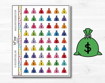 Teeny Tiny Pay Bills Planner Stickers for Any Planner Erin | Etsy
