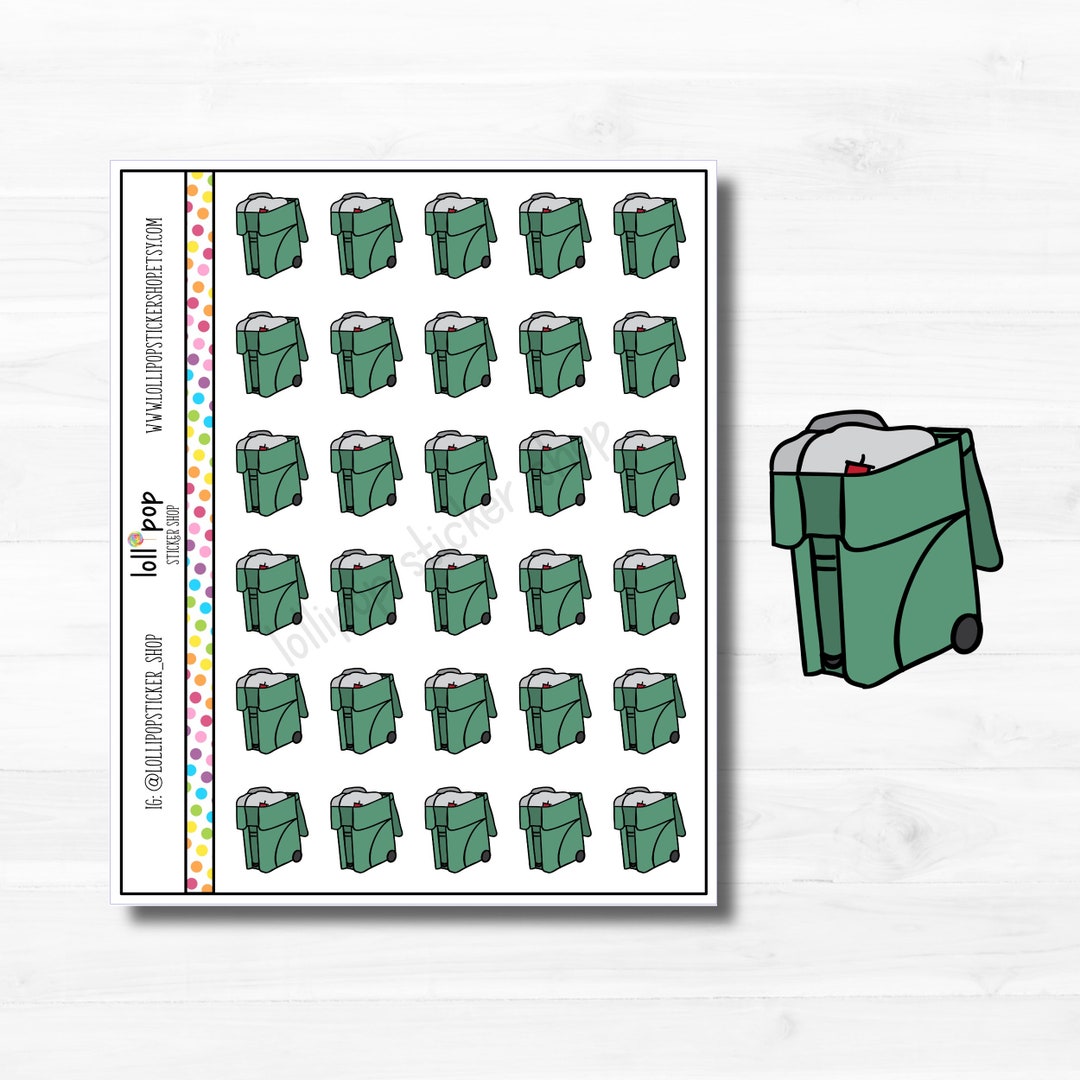 Doodle Compost Planner Stickers for Any Planner, Erin Condren, Happy ...