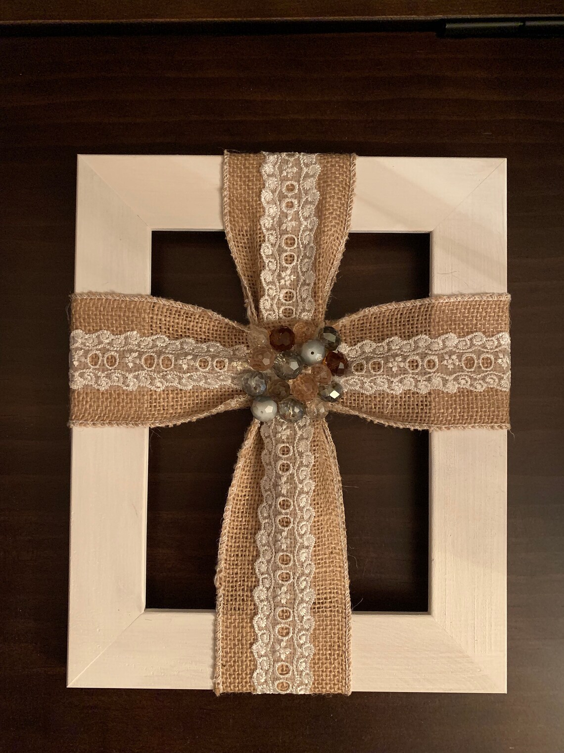 Burlap Cross - Etsy Canada